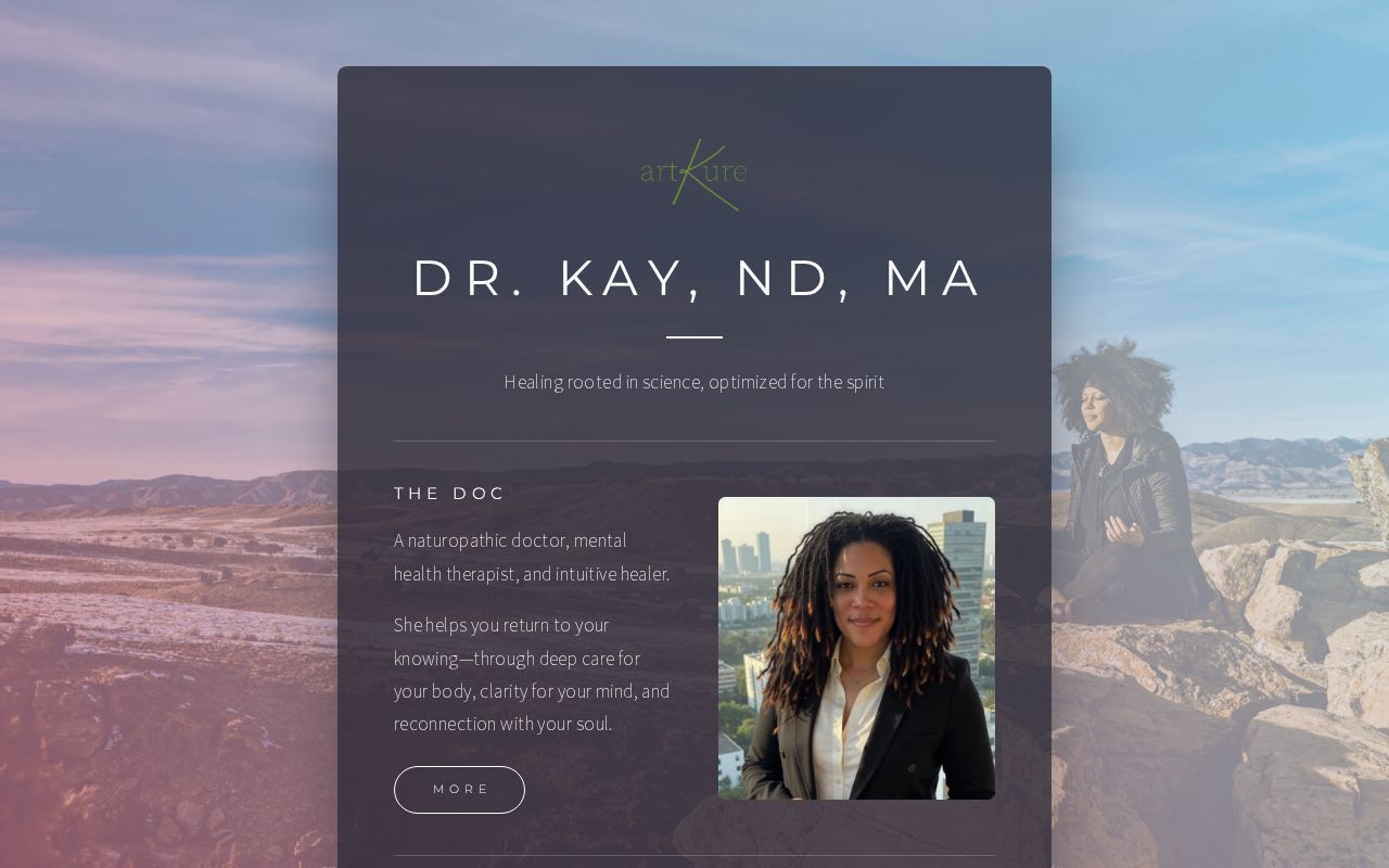 Dr. Kay | Naturopathic Doctor, Intuitive Healer & Mental Wellness Guide